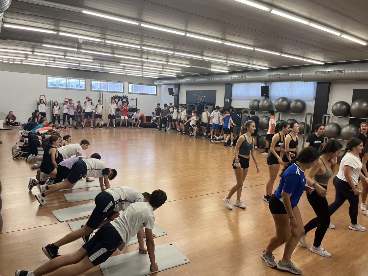 Nueva sesión de Educación Física en Forus - Salesianos Badajoz